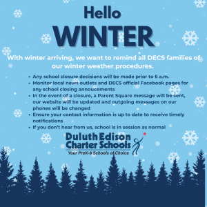 Duluth Edison Charter Schools – Your PreK-8 Schools of Choice